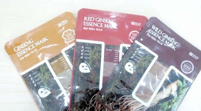 Review mặt nạ giấy chiết xuất từ nhân sâm SNP Ginseng Essence Mask ...